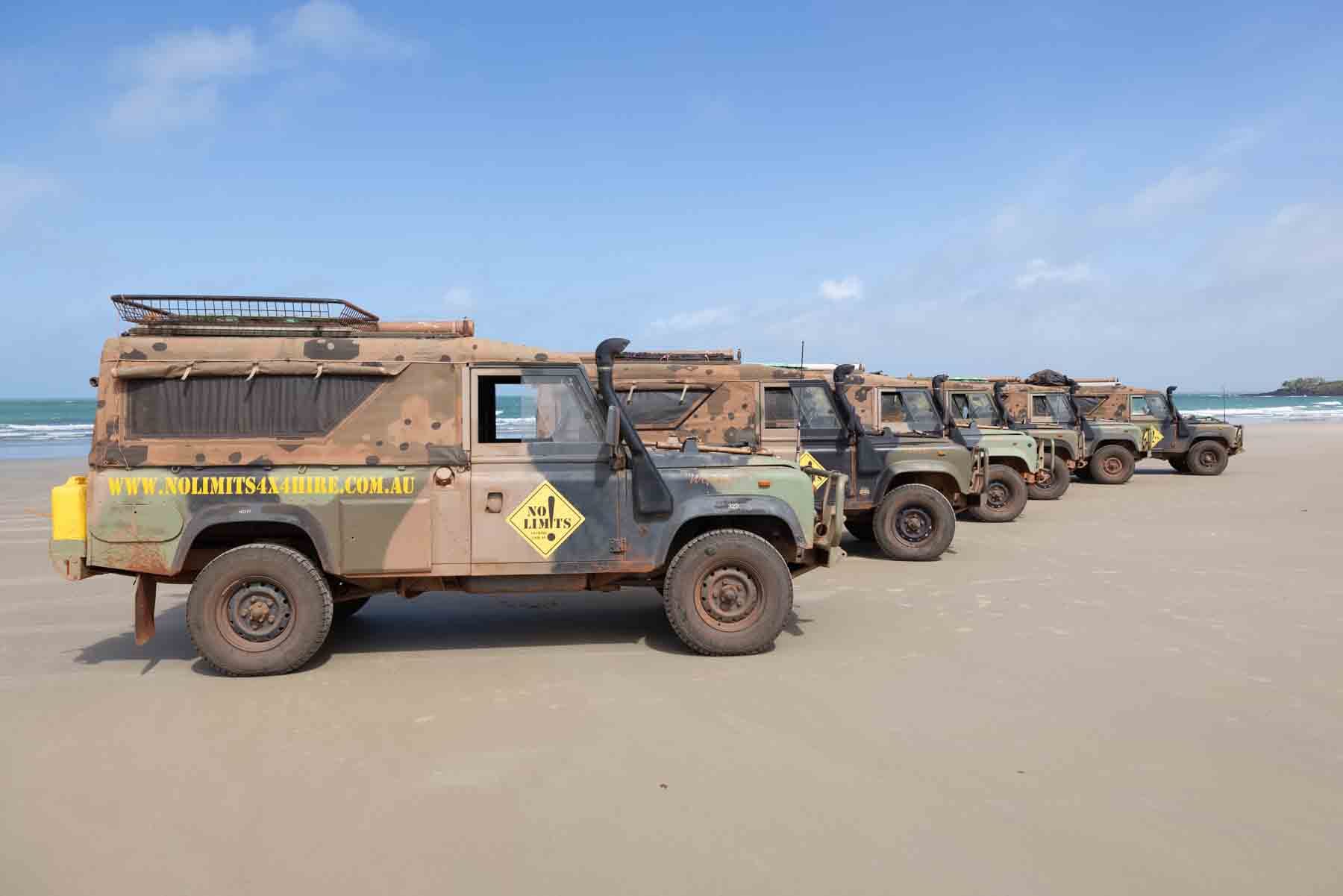 Our 4WD Vehicles | No Limits 4x4 Hire Australia